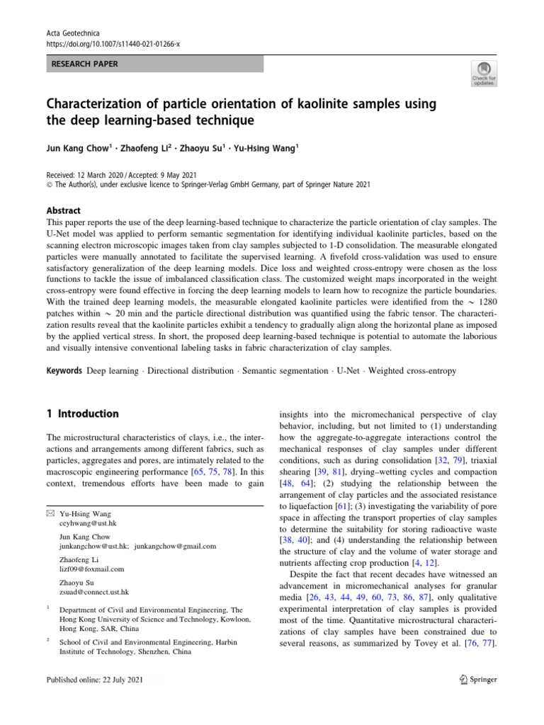 Chow 2021 | PDF | Deep Learning | Applied Mathematics