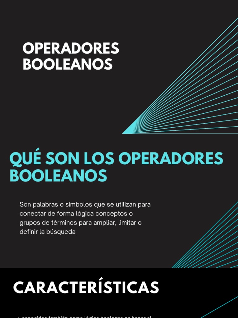 Operadores Boleanos | PDF