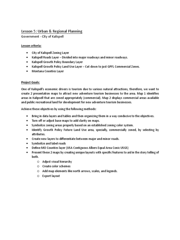 GEOG483 Lesson 5 | PDF | Geographic Information System | Zoning