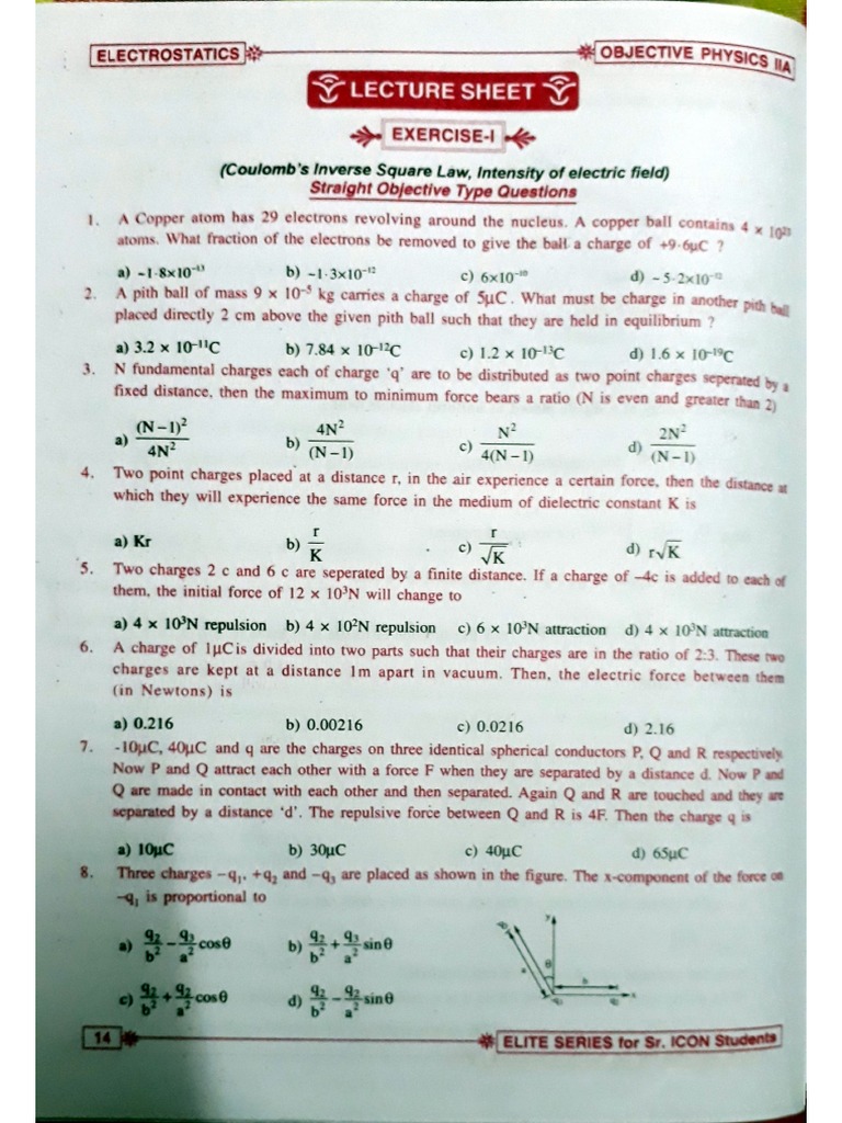 Electrostatics | PDF
