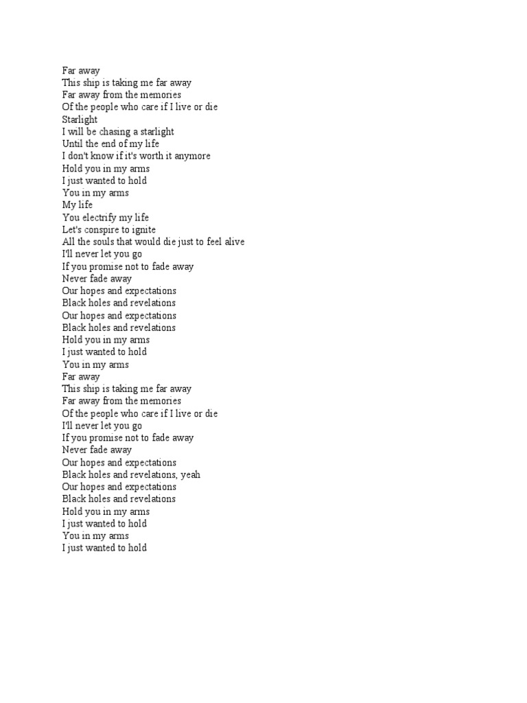 Starlight Lirik | PDF | Religion & Spirituality | Poetry