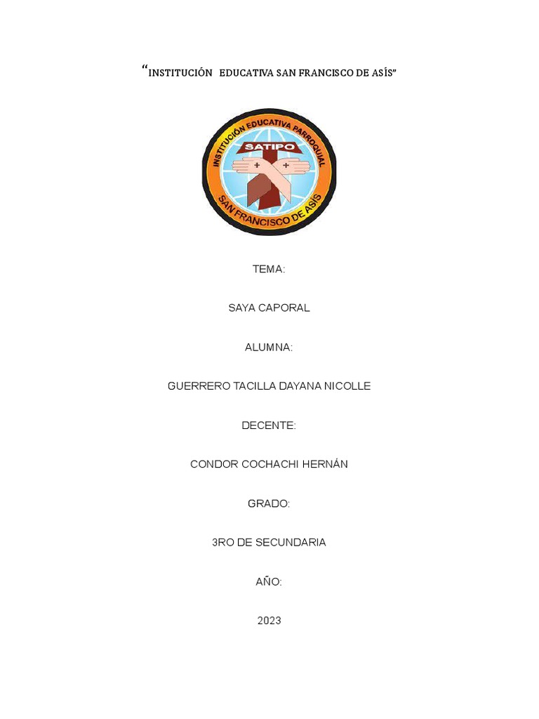 Saya Caporal | PDF | Bailes Saya Caporal | PDF | Bailes