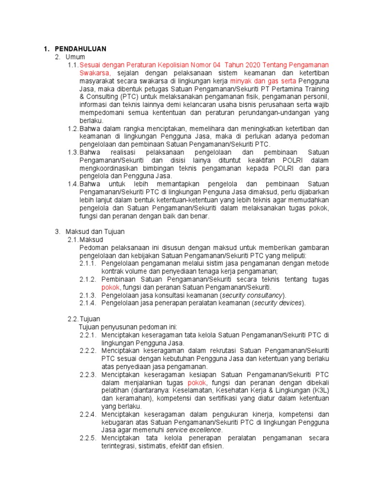 Rencana Revisi Pedoman v6.1 | PDF