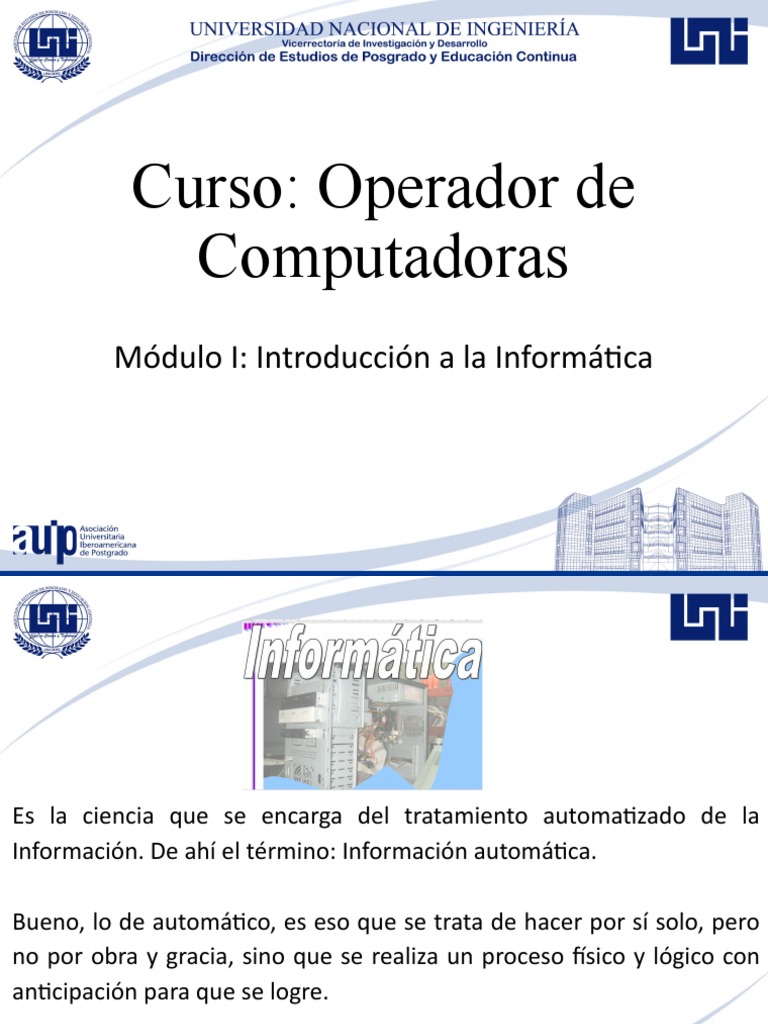 Operador de PC | PDF | Hardware de la computadora | Memoria USB
