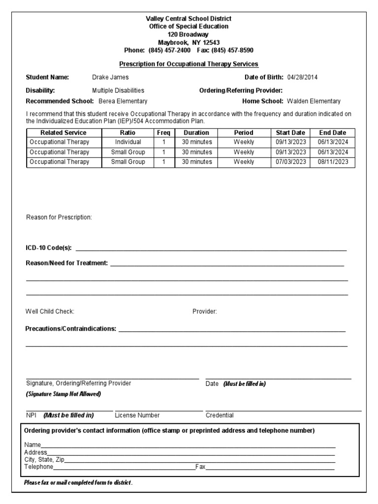 Multi Part 1 of 1 | PDF | Individualized Education Program | Special ...