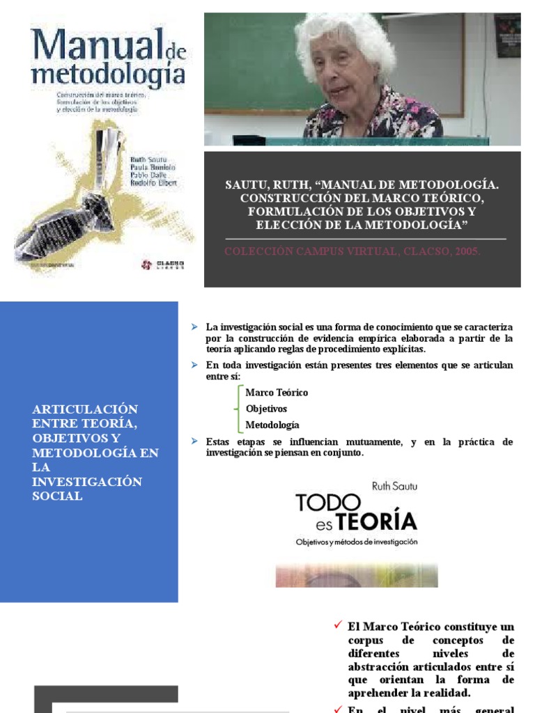 Sautu, Ruth | PDF | Teoría | Paradigma