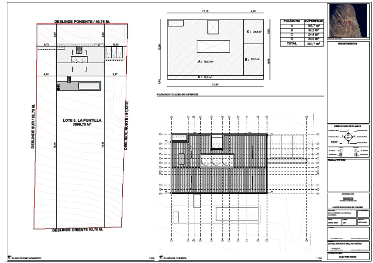 L01 PLANO EMPLAZAMIENTO CUADRO SUP (1) | PDF