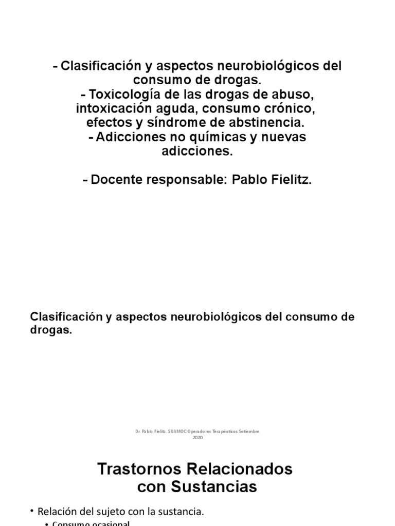 Toxicología de Las Drogas de Abuso | PDF | Cannabis (Droga) | La dependencia de sustancias