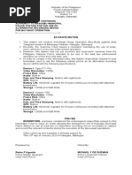 Revised Philippine National Police Operational Procedures 2021 | PDF