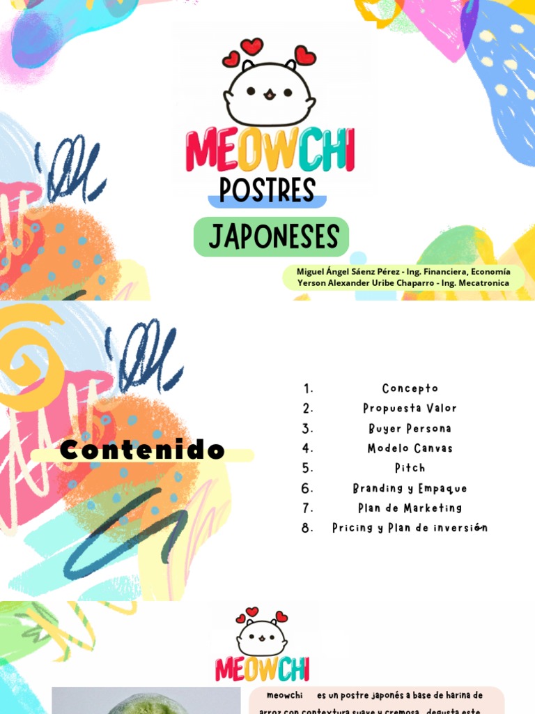 Meowchie Final | PDF | Producto (Negocio) | Postres