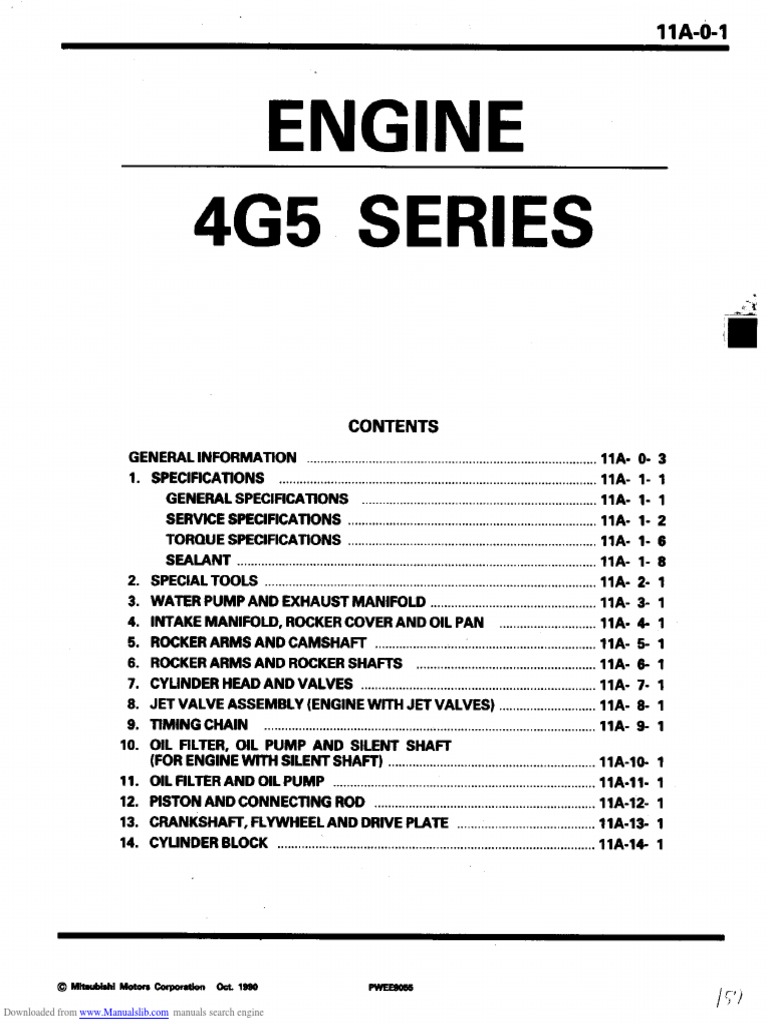 4g5 - Series Engine Manual | PDF | Online Databases | Websites