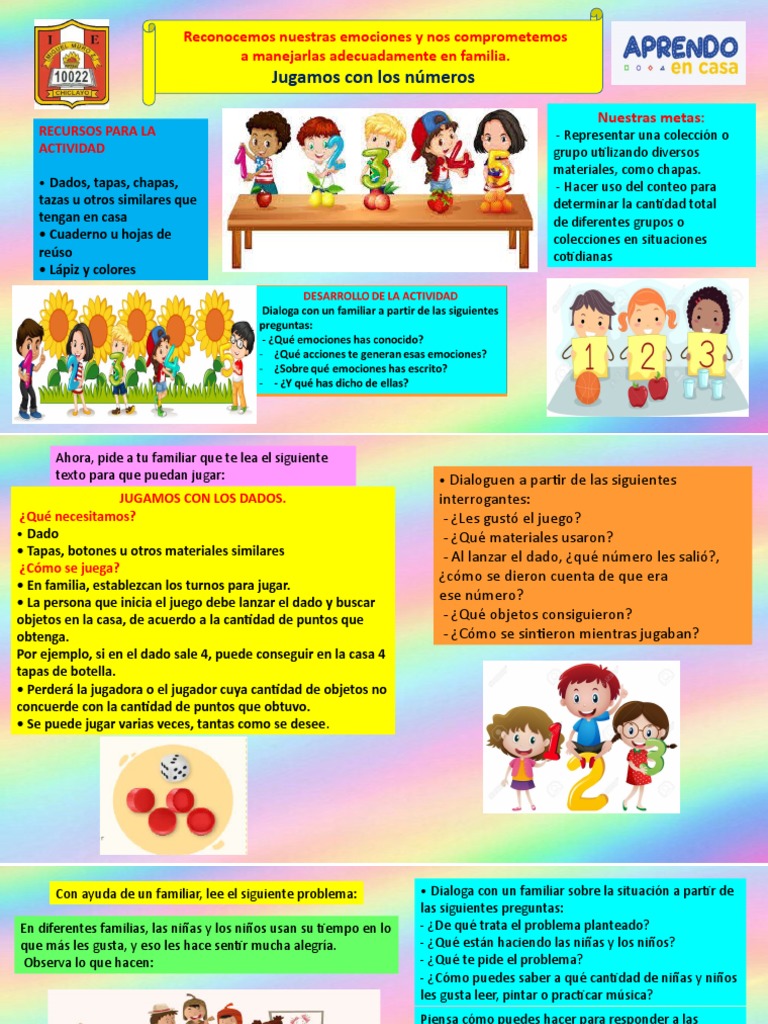 Jugamos Con Los Numeros | PDF | Artes del Lenguaje y Comunicación ...