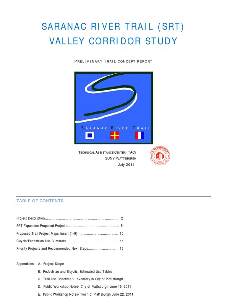 SRT Valley Corridor Report Final | PDF | Trail | Cycling Infrastructure
