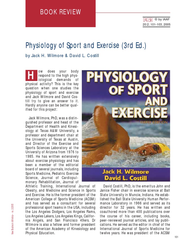 Physiology of Sport and Exercise 3rd Edbook R | PDF | Clinical Medicine