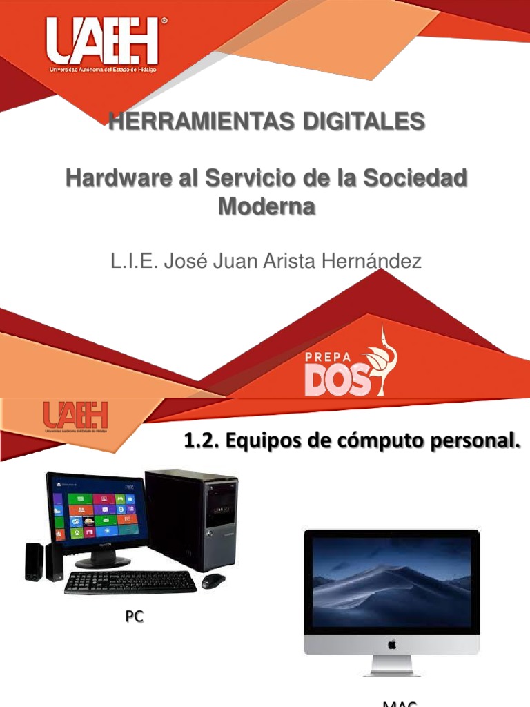 1 - 2 Hardware Al Servicio de La Sociedad Moderna | PDF | Red de computadoras | Inalámbrico
