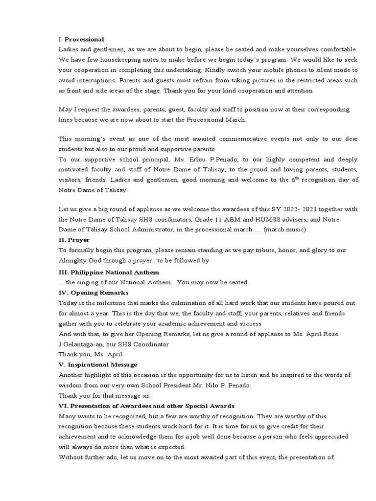 Script Emce Recog | PDF