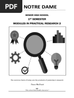 PR2 Module 1st Quarter | PDF | Statistics | Quantitative Research