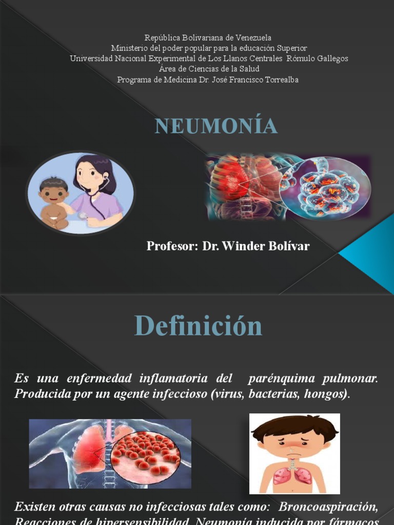 Fisiopatología y triada de la neumonía | PDF | Neumonía ...