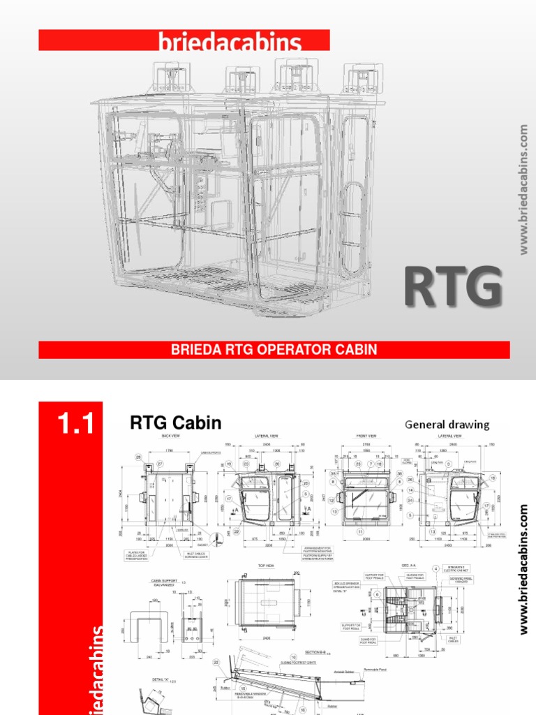 BRIEDA RTG OPERATOR CABIN - Fiberglass - Side - Panels | PDF