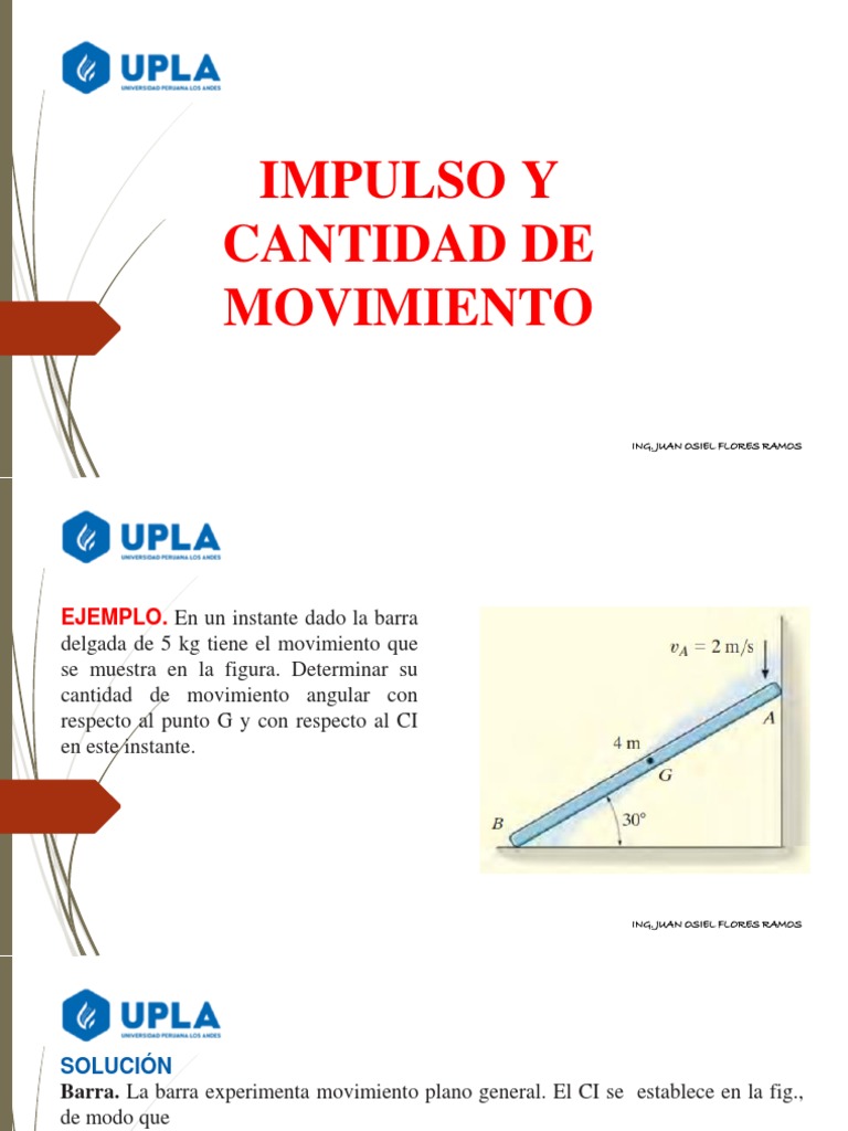 Impulso y Cantidad de Movimiento | PDF