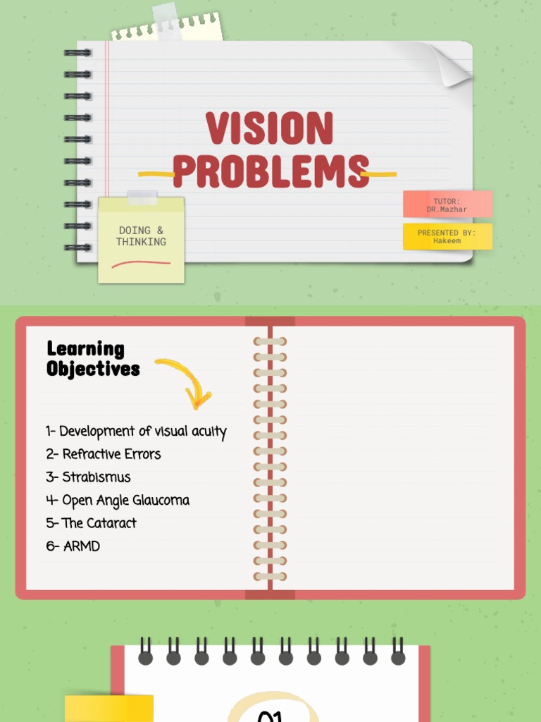 Vision Problems: Doing & Thinking | PDF | Human Eye | Visual System