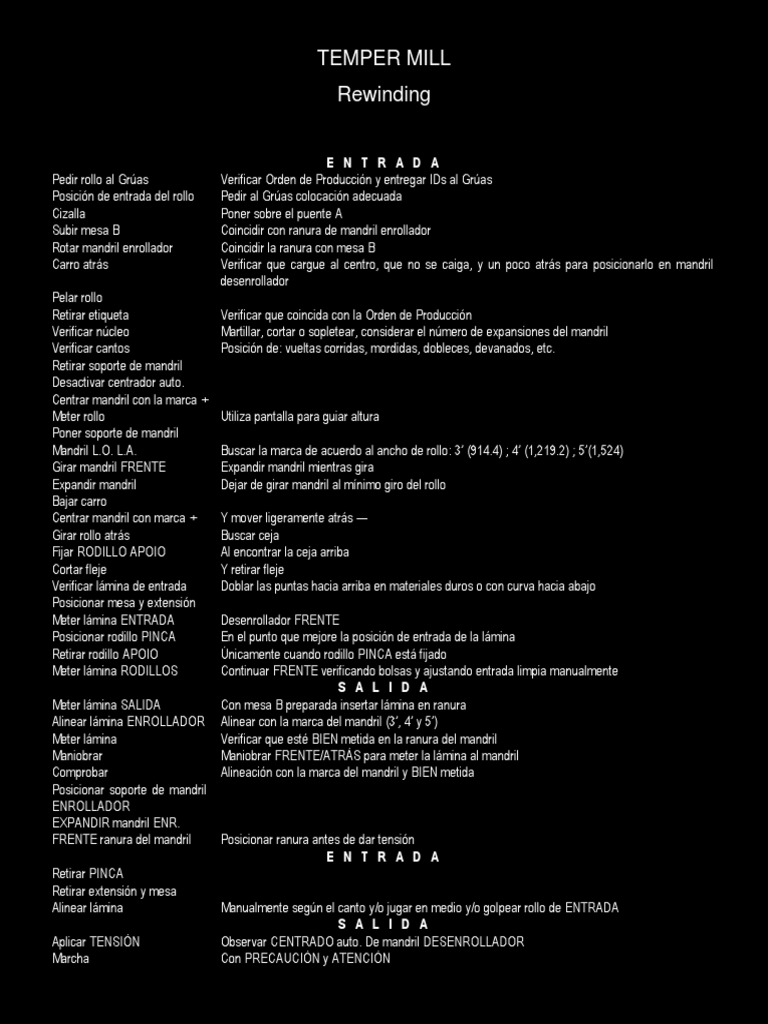 Temper Mill | PDF