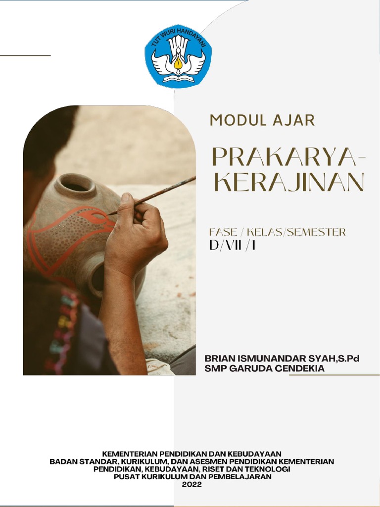 Modul Ajar Prakarya-Kerajinan - Mengeksplorasi Bentuk Produk Kerajinan ...