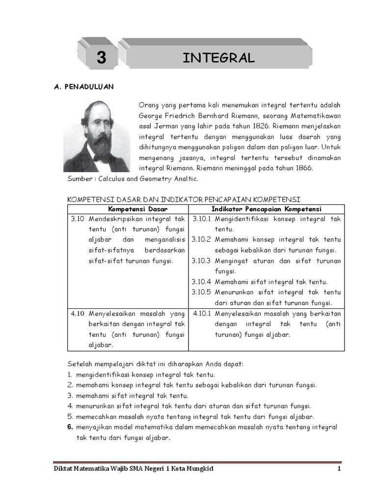 Modul Integral PJJ Cetak 2 Ok 1 1 | PDF