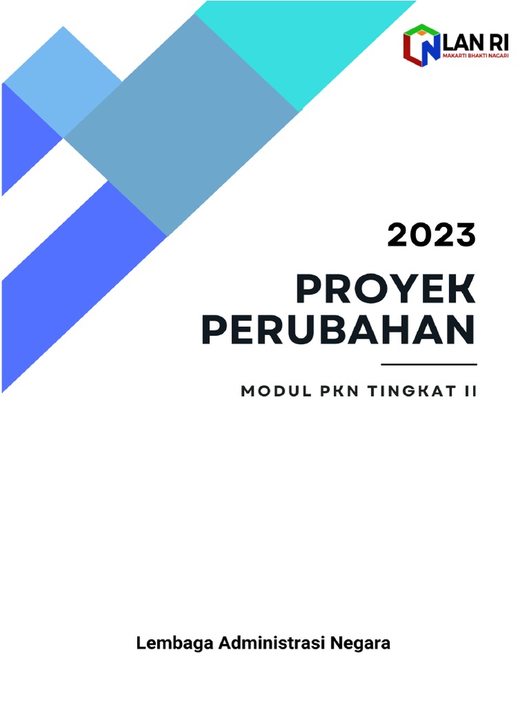 (Update) PKN II - Modul Proyek Perubahan | PDF