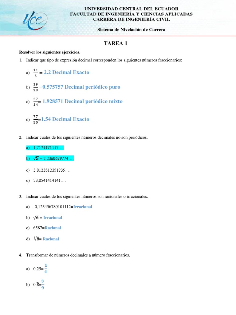 Vicente Angamarca - Camila Anahi - IC-06 - TAREA 1 - Matematicas | PDF | Notación Matemática ...