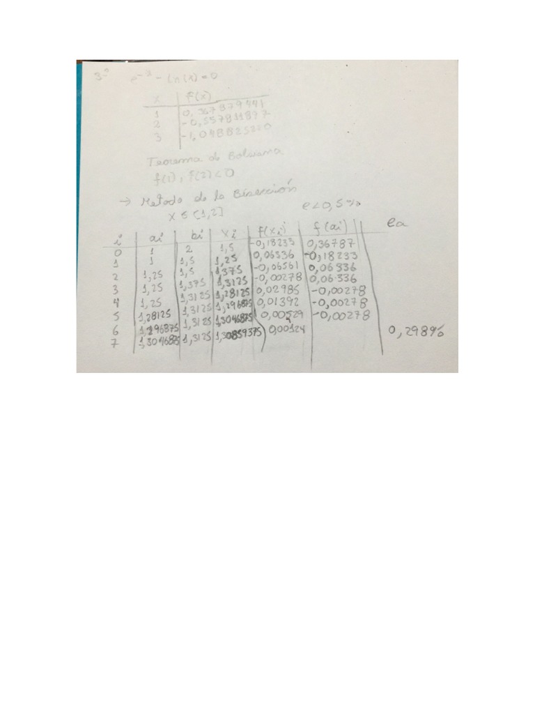 3 de Examen Parcial Metodos Numericos | PDF