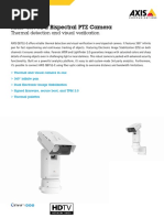 Datasheet Axis q6225 Le PTZ Camera en US 443384 | PDF | Camera | Image ...