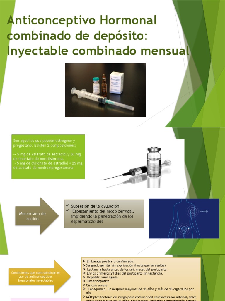 Anticonceptivo Inyectable Combinado | PDF | Especialidades Medicas ...