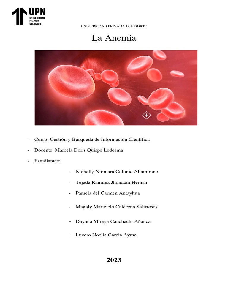 La Anemia | PDF | Anemia | El embarazo