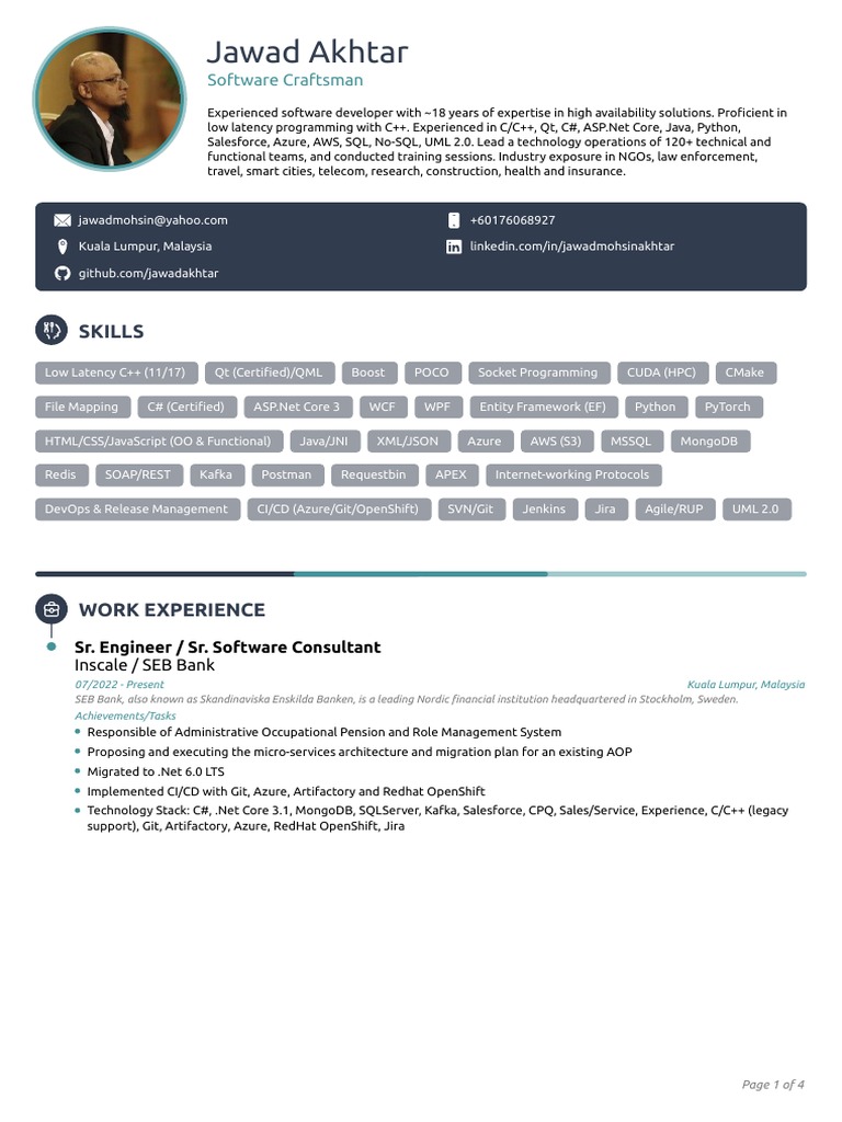 Jawad's Resume | Download Free PDF | Microsoft Sql Server | Enterprise ... Jawad's Resume | Download Free PDF | Microsoft Sql Server | Enterprise ...