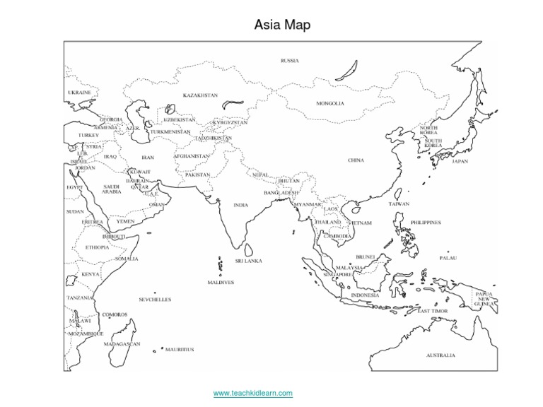 Asia Map | PDF