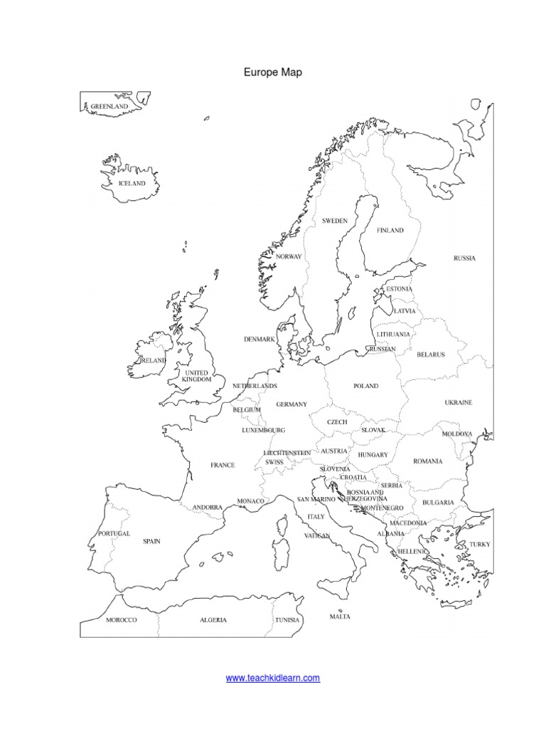 Europe Map | PDF