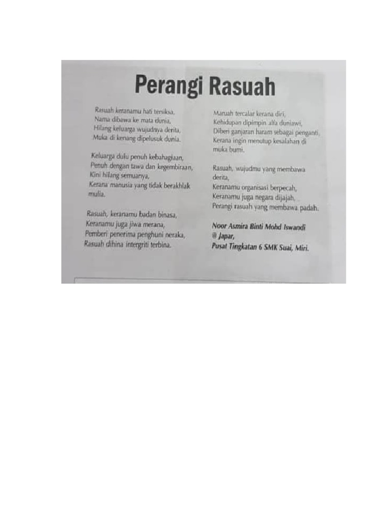 Perangi Rasuah | PDF