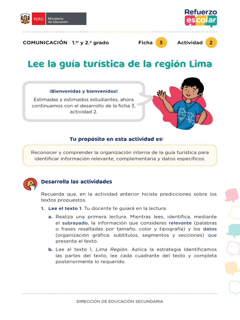 CHP Ebr Secundaria Urbano Refuerzo 14 | PDF | Lima