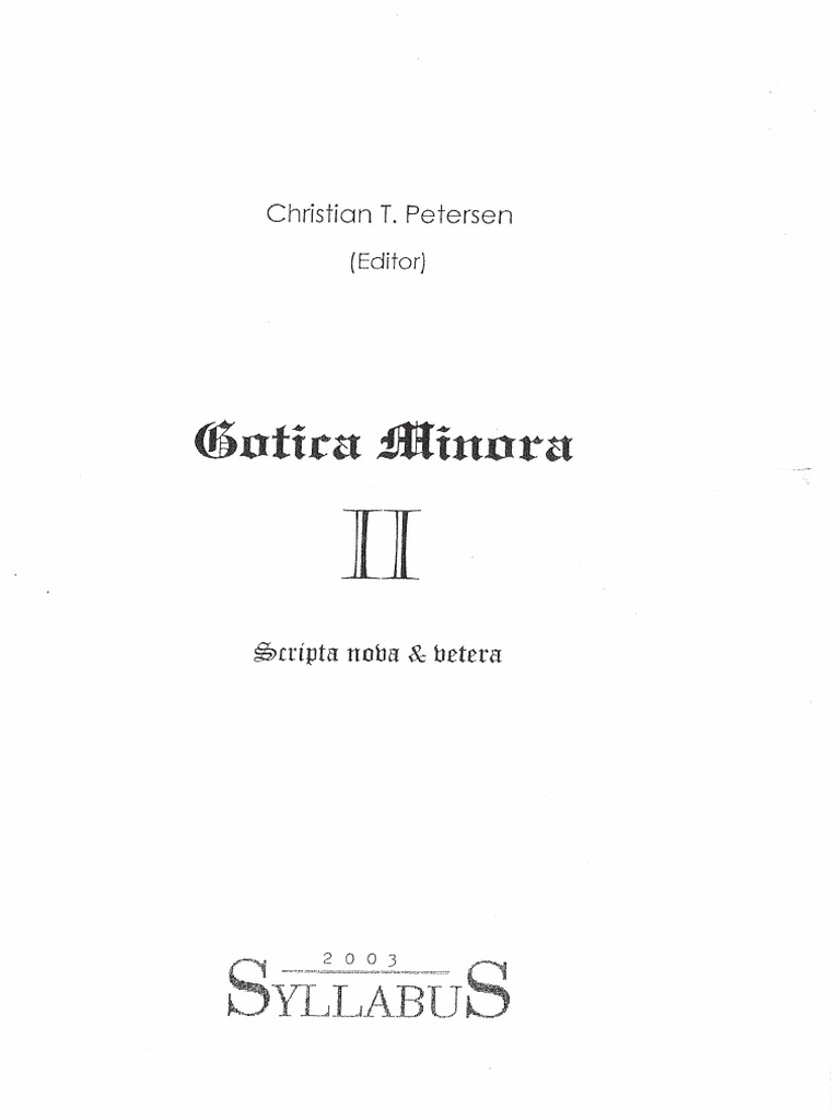 The Gothic Text of Codex Gissensis | PDF