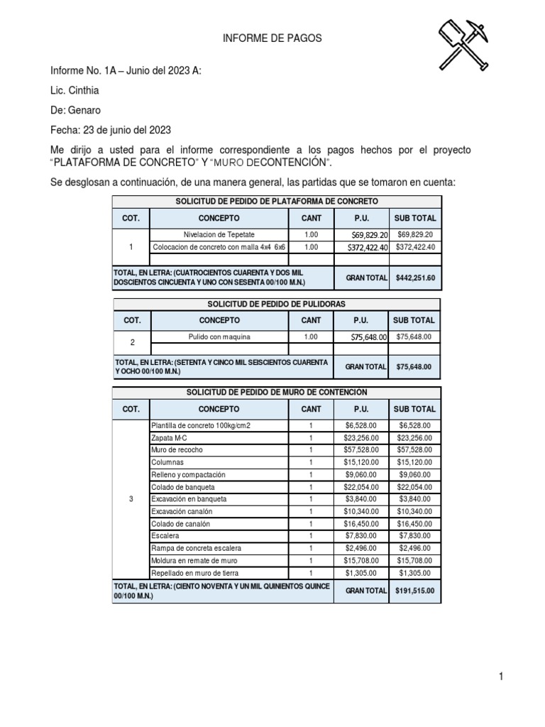 Informe Financiero | PDF