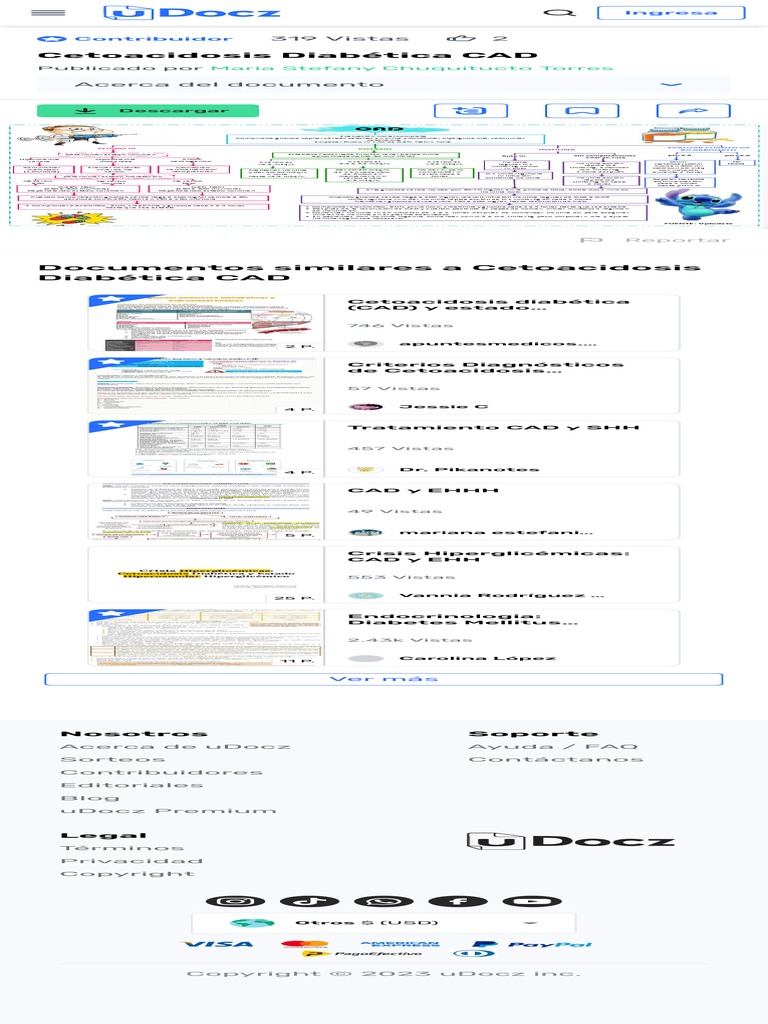 Cetoacidosis Diabética CAD Udocz | PDF | Medicina CLINICA ...