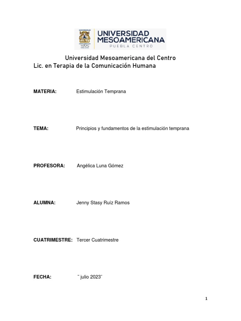 Estimulacion Temprana Lic. Luna | PDF | Aprendizaje | Adultos