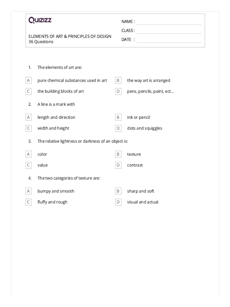 ELEMENTS OF ART & PRINCIPLES OF DESIGNbb | PDF | Color | Composition ...