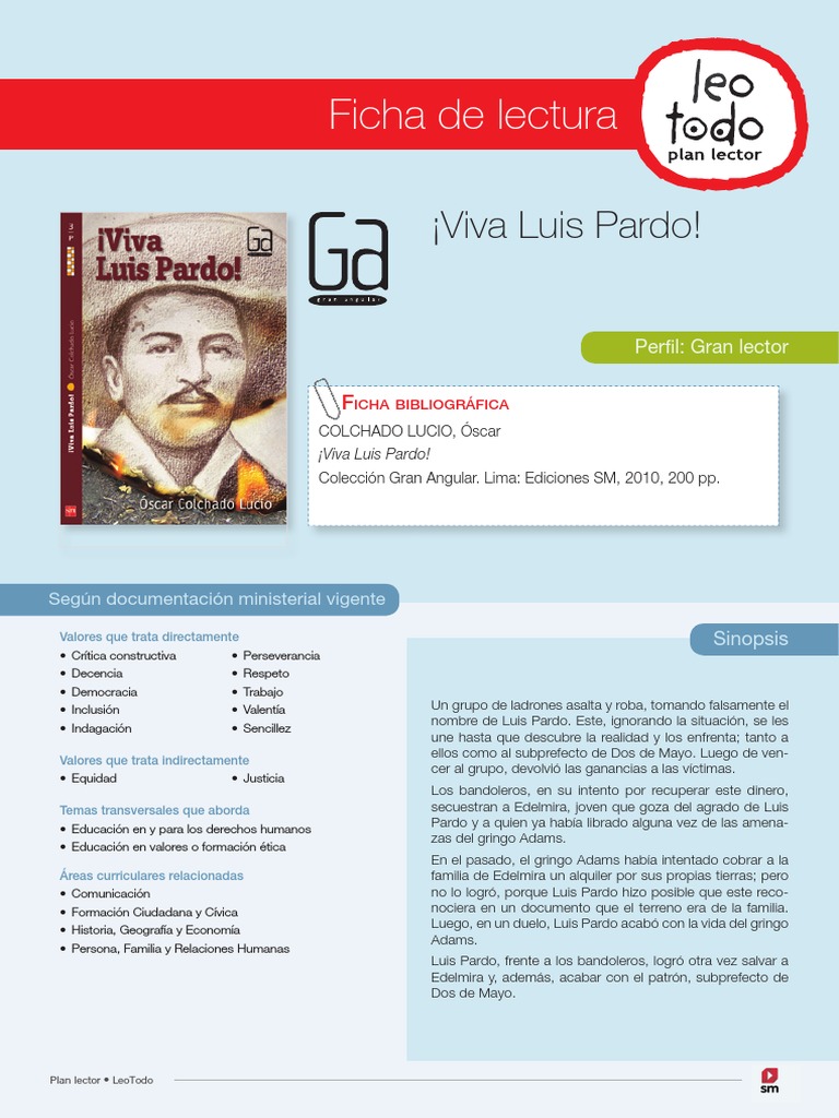 Viva Luis Pardo Ficha LeoTodo | PDF