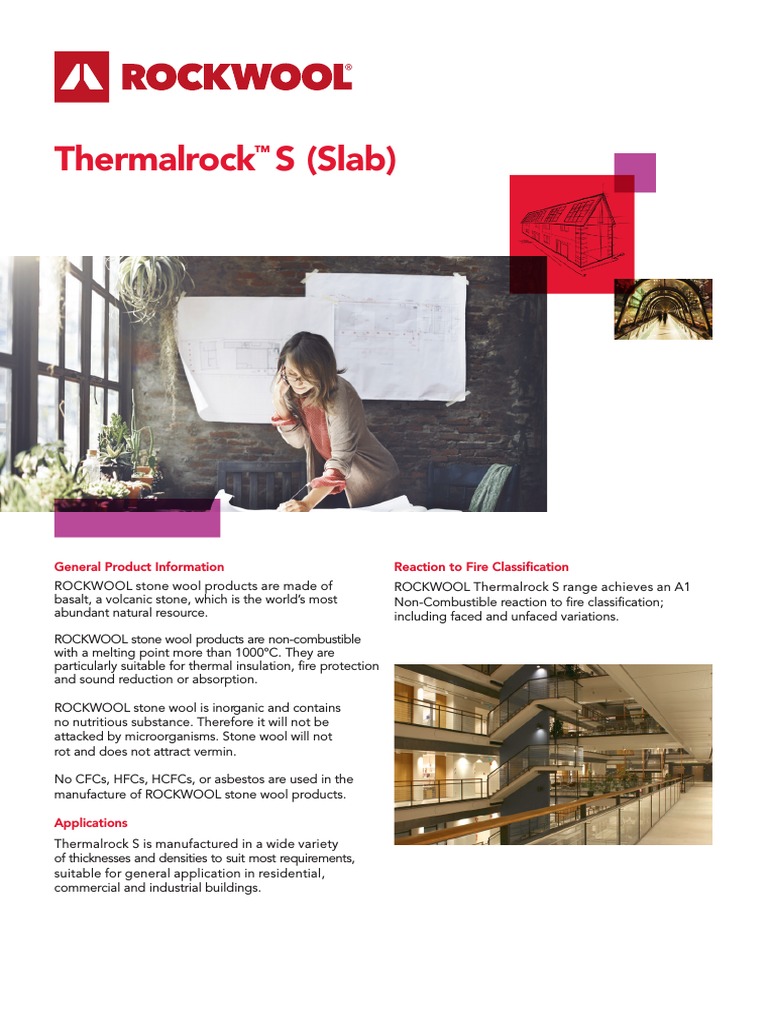 Thermalrock S Insulation Data Sheet | PDF | Chlorofluorocarbon ...