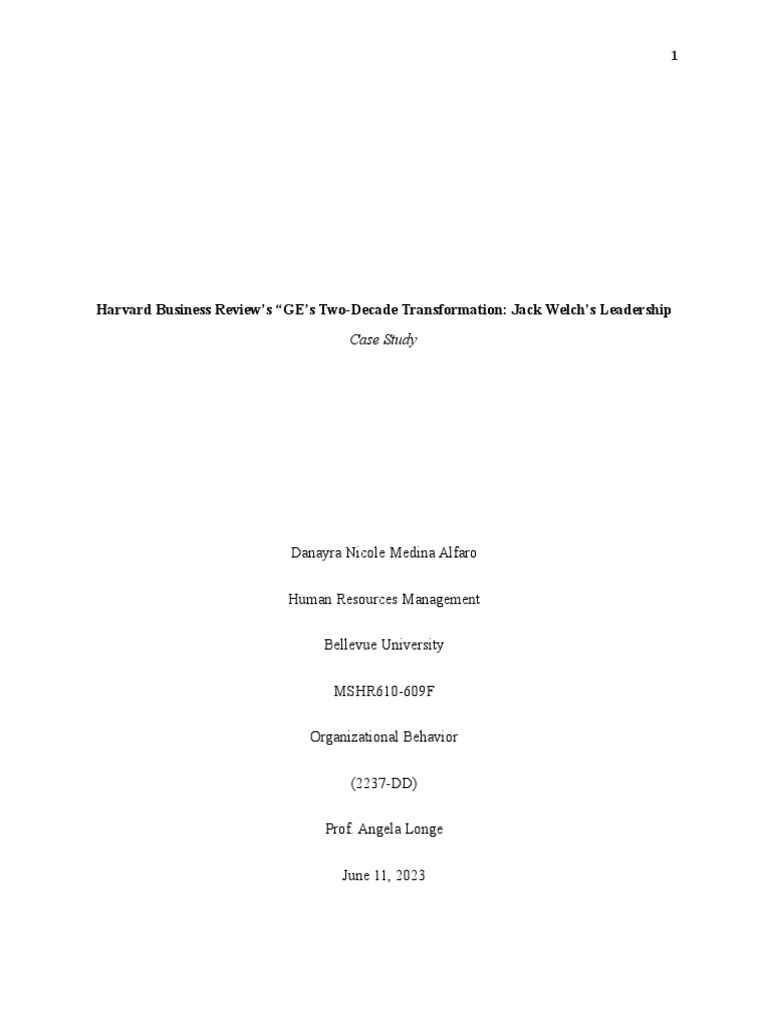 Harvard Business Review | PDF | Leadership | Human Resources