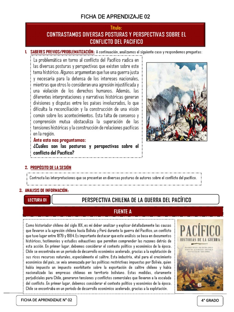 2 Ficha de Aprendizaje CCSS 4° Grado | PDF