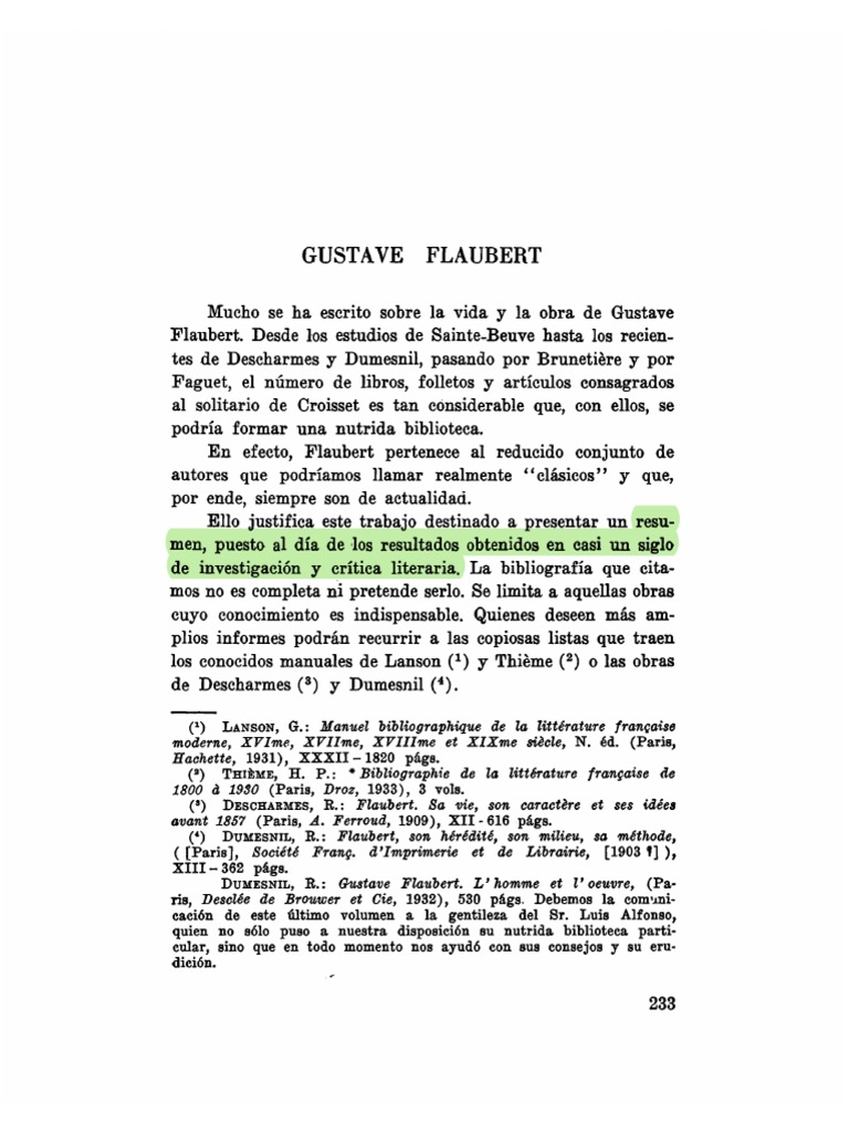 1 Gustvae Flaubert - Biblioteca Virtual Unl Edu Ar 1949 | PDF | Gustave ...