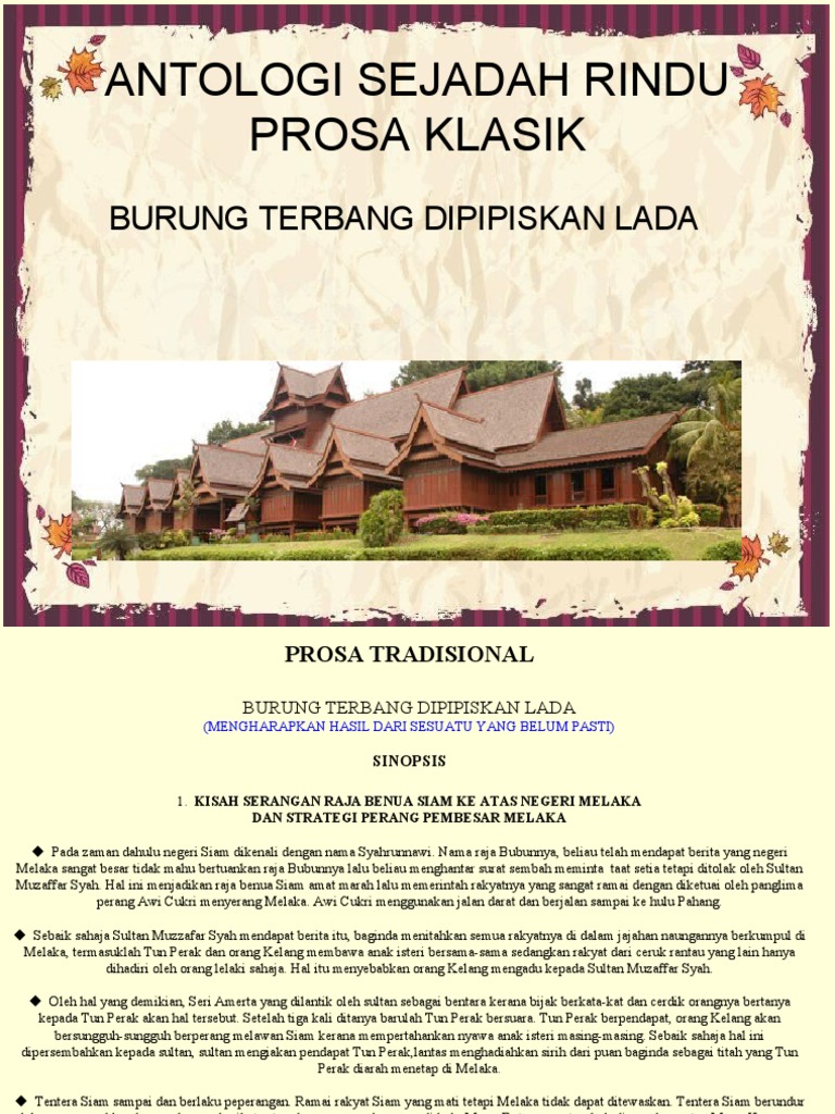 Burung Terbang Dipipiskan Lada | PDF